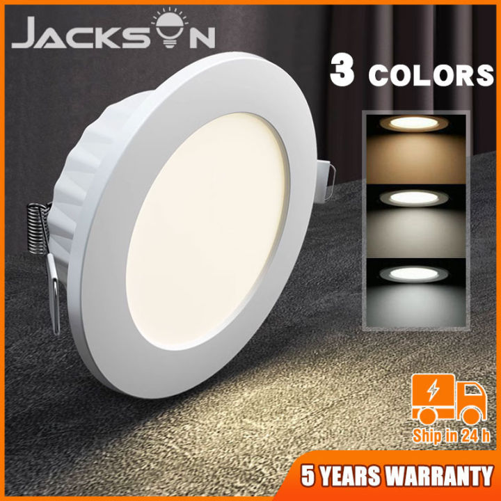 Pin Light LED Ceiling Tri Colors Downlight Recessed 3 Colors 3500K ...