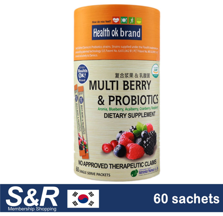 Health Ok! Brand Multi Berry and Probiotics 60pcs | Lazada PH