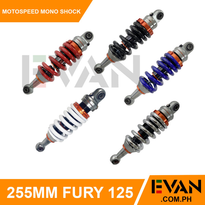 EVAN.COM Rear Mono Shock Absorber 255mm For Kawasaki Fury 125 Motorcycle Accessories | Lazada PH