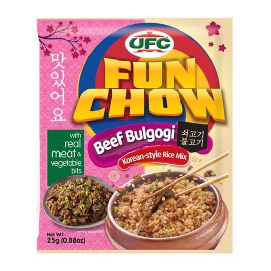 UFC Fun Chow Beef Bulgogi Korean-Style Rice Mix 25g | Lazada PH