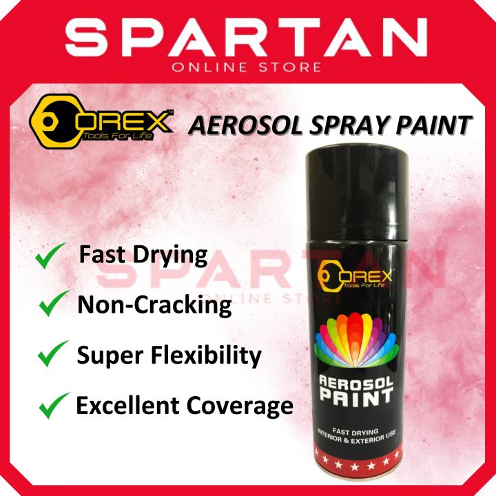 OREX 400ml Aerosol Spray Paint Automotive Quality Buatan Malaysia | Cat ...