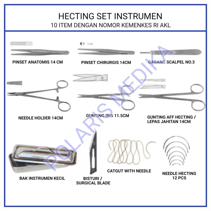 Hecting Set / Set Jahit Luka | Lazada Indonesia