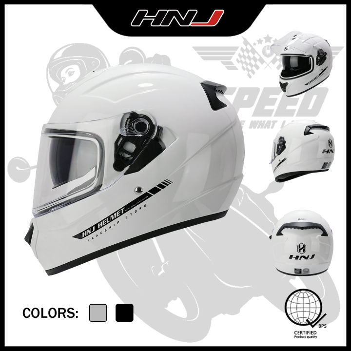 HNJ 2021 Motorcycle full face helmet original dual visor whit icc and ...