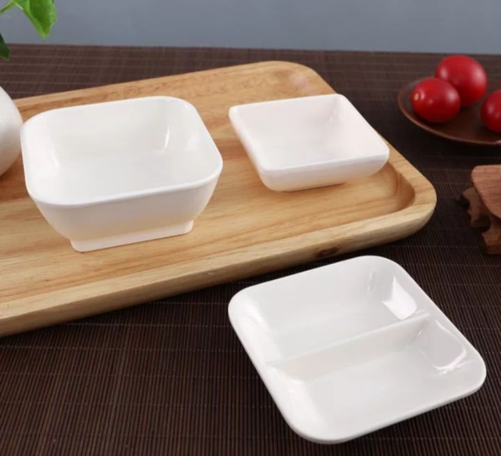Ceramic Side Dish Plate Soy Sauce Seasoning Dipping Saucer Tableware ...