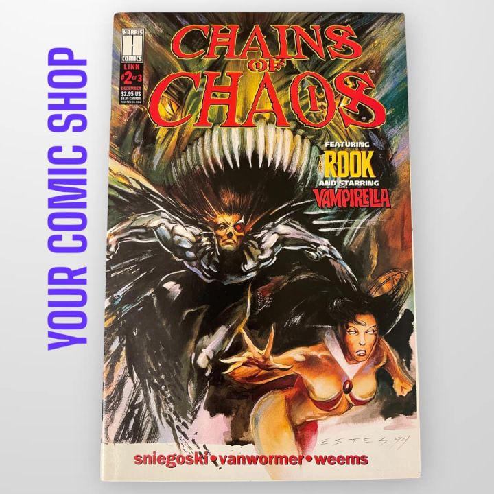 Chain of Chaos 2 Published Dec 1994 by Avatar Comic BOOK Cartoons Art ...
