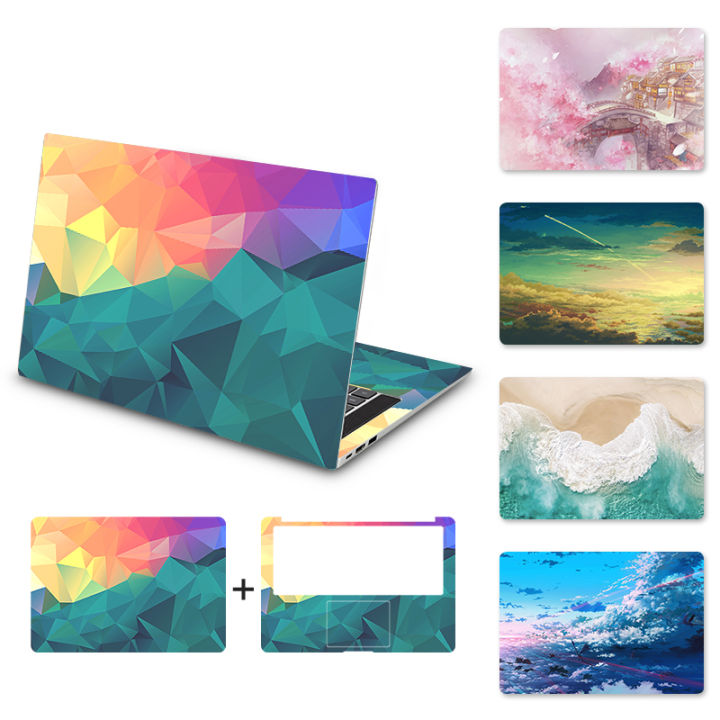 DIY Oil Painting Cover Laptop Skin Laptop Sticker 13/14/15/17 inch ...