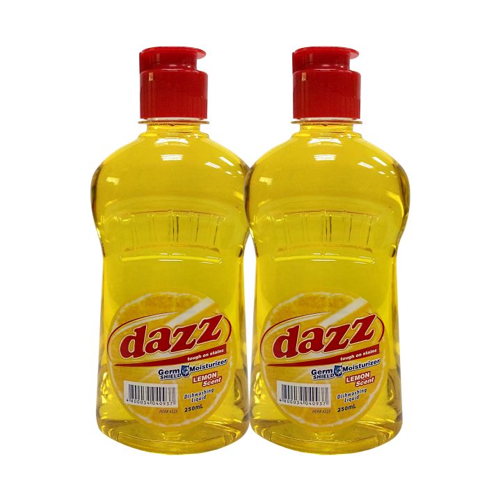 Dazz Dishwashing Liquid Lemon 250ml x 2 | Lazada PH