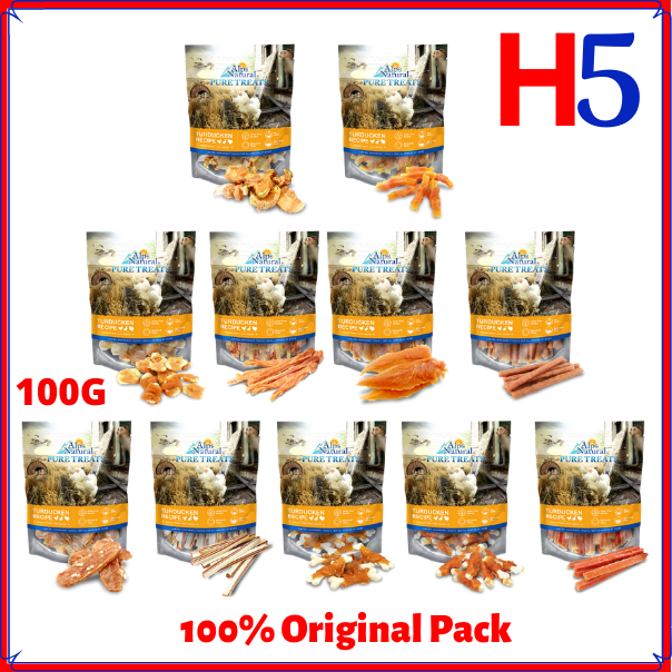 ALPS NATURAL PURE Treat Turducken Chicken Series 100G Dog Snack/ Dog ...