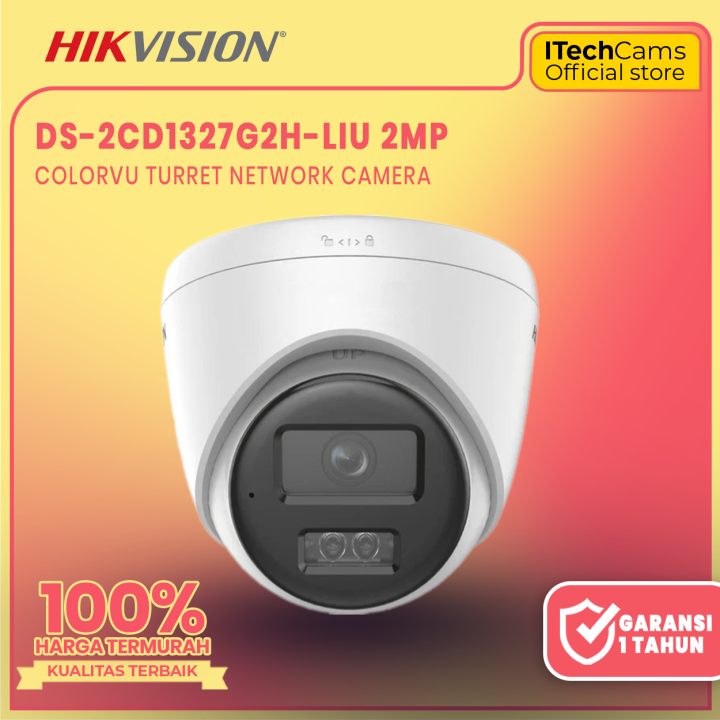 Hikvision Camera 2MP DS-2CD1327G2H-LIU Colorvu Turret Network Camera ...