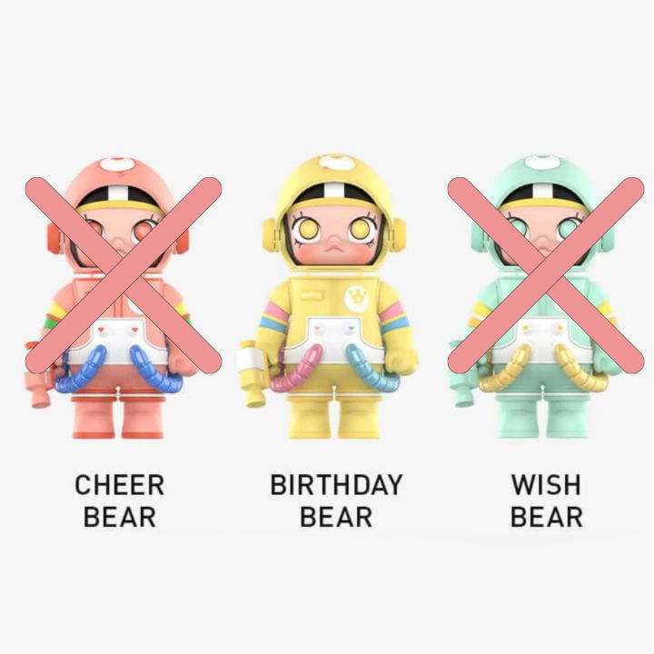 พร้อมส่ง Space Molly 100% V2 Secret Birthday Bear เช็คการ์ดไม่แกะซอง ...