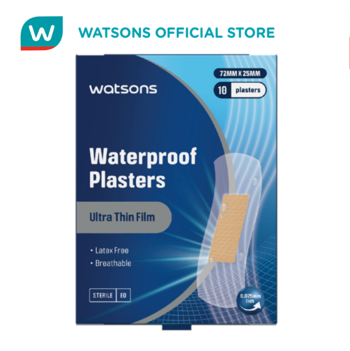 WATSONS Waterproof Plaster Ultra Thin Film 10 sheets | Lazada PH