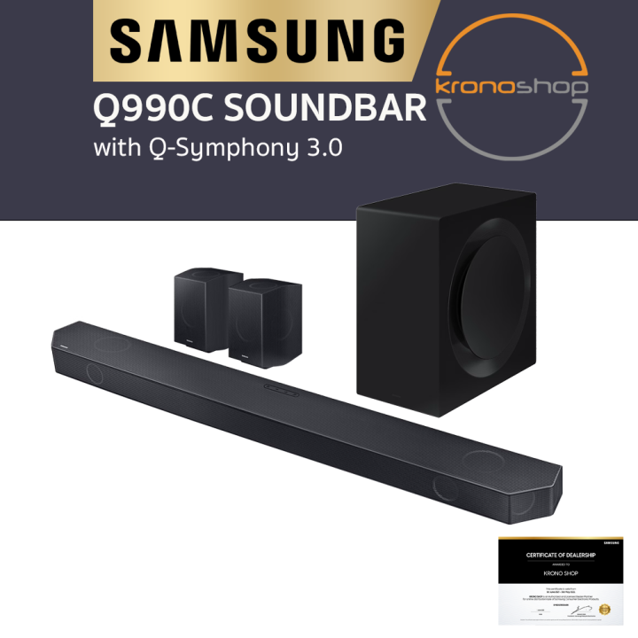 [2023 NEW] Samsung Q990C 11.1.4ch Soundbar with Wireless Dolby Atmos HW ...