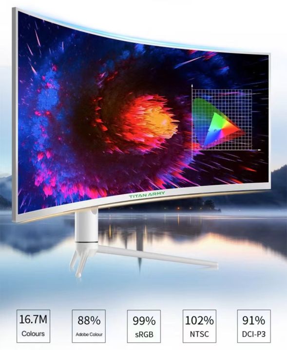 Titan Army 34 Inch 3.4K 165HZ HDR400 With Adaptive-Sync Ultrawide ...