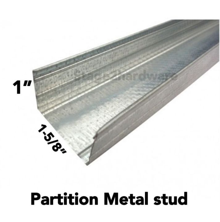 5 Ft Partition Drywall Metal Stud U-Purlin / Besi Partition / C channel ...