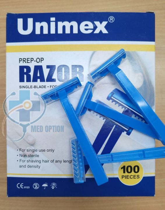 DISPOSABLE RAZOR SINGLE BLADE (100's), UNIMEX | Lazada PH