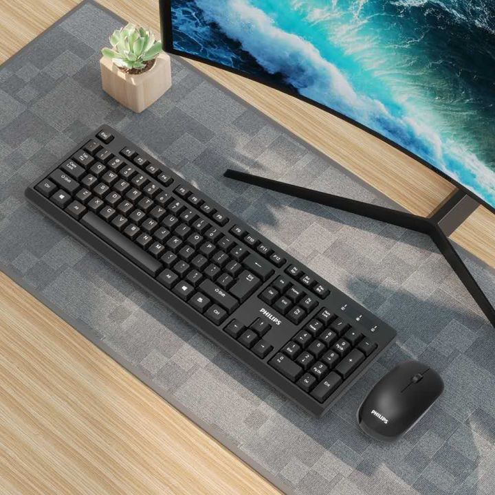 PHILIPS C354 Wireless keyboard and Mouse Combo set For PC Computer ...