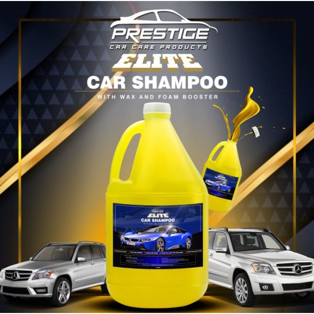 Prestige ELITE Car Shampoo w/ Wax and Foam Booster 1 GALLON | Lazada PH