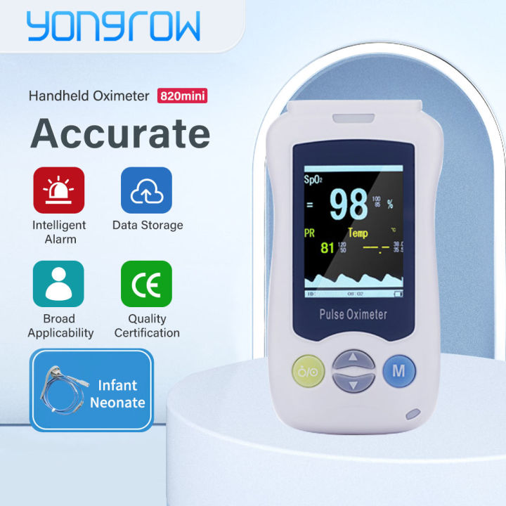 Yongrow Handheld Pulse Oximeter OLED SPO2 Blood Oxygen Heart Rate ...