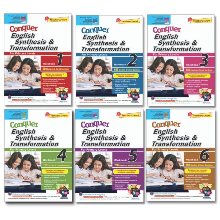 Conquer English Synthesis & Transformation Workbook 1 - 6 | Skill-based ...