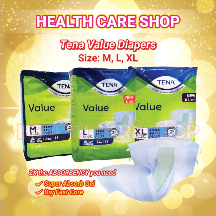 TENA Value Adult Diapers | Lazada