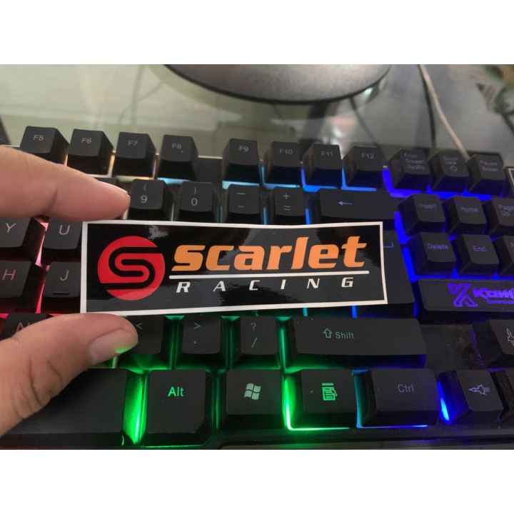 STIKER MOTOR SCARLET RACING | Lazada Indonesia