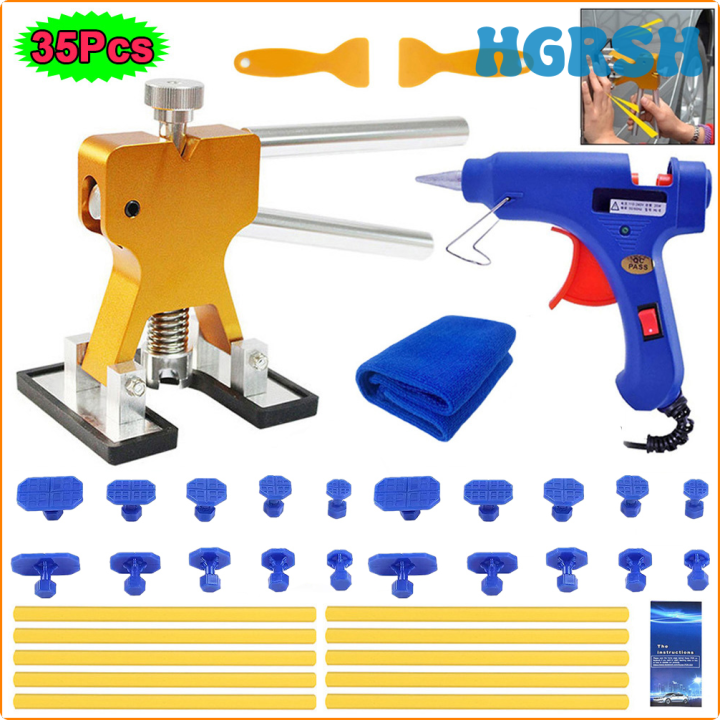 HGRSH Professional Car Body Sheet Metal Paintless Dent Plastic Puller ...