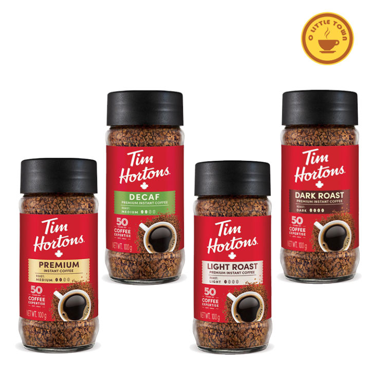 Tim Hortons Premium Instant/Soluble Coffee, Choose Flavor, 100grams ...
