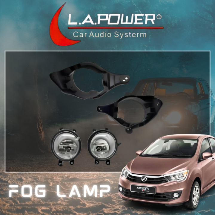 PERODUA BEZZA 2016-2019 FOG LAMP LIGHT FULL SET | Lazada