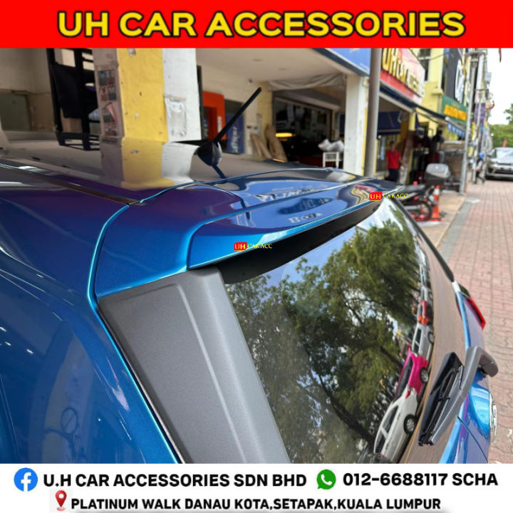 PERODUA AXIA 2023 2024 OEM GEAR UP ABS SPOILER WITH PAINT | Lazada