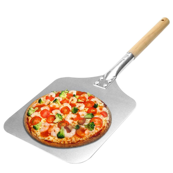 【High Quality+ In Stock】56cm Aluminum Pizza Peel Shovel Paddle Pancake ...