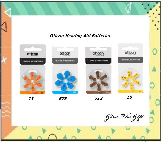 Oticon Hearing Aids Batteries | Lazada