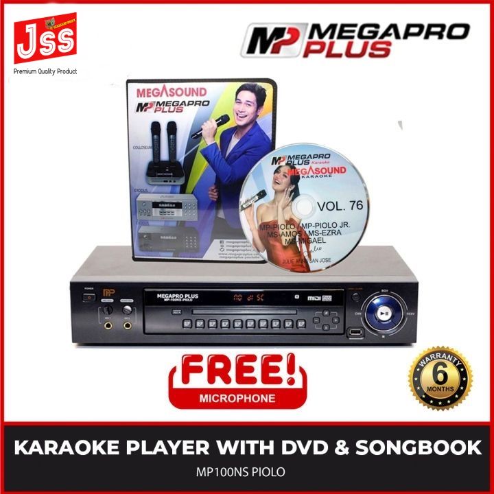 JSS Megapro Plus MP 100NS Piolo Karaoke Player / Megapro Plus with Songbook and VOL. 76 CD and ...