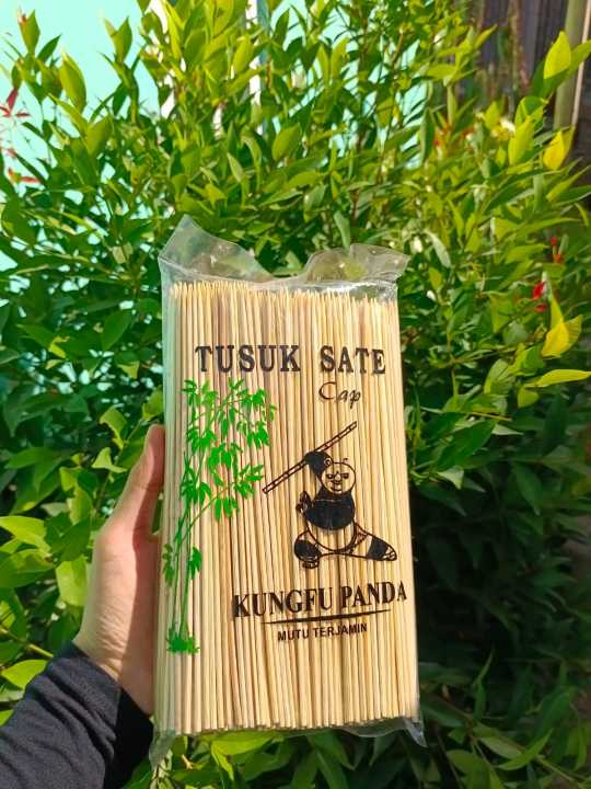 New!!! Tusuk Sate Cap Kungfu Panda Muttu Terjamin Ukuran 20cm | Lazada ...