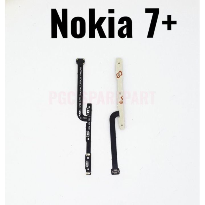 Original Flexible Connector Volume Power On Off Nokia 7 Plus - Flexibel Fleksibel Fleksible ...