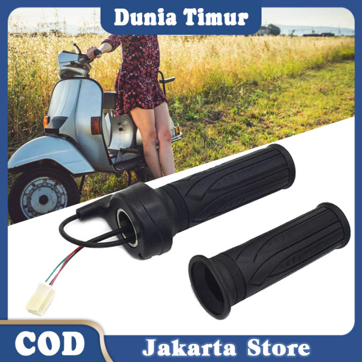 Universal handle sepeda listrik / Skuter Elektrik Throttle Speed Grip ...