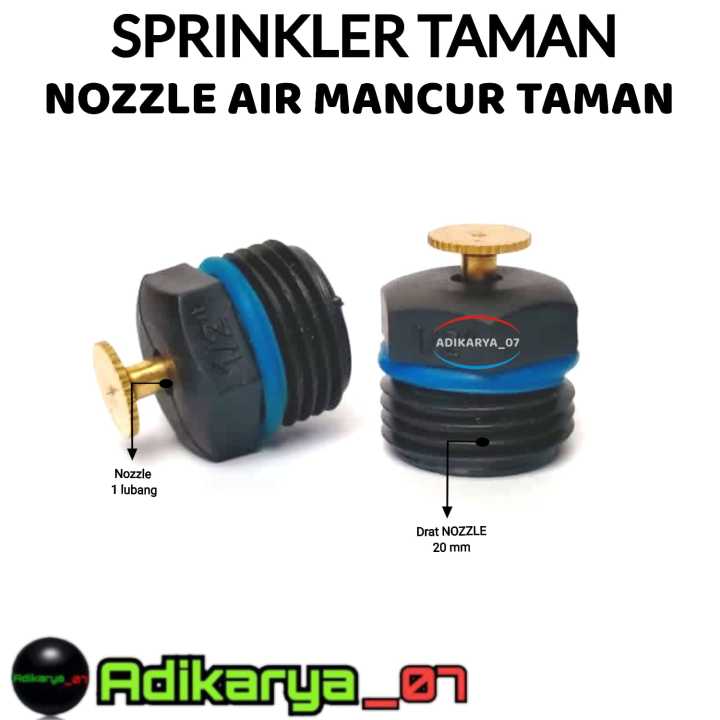 SPRINKLER TAMAN SPRAYER ADJUSTABLE ALAT SIRAM KUNINGAN kincir air ...