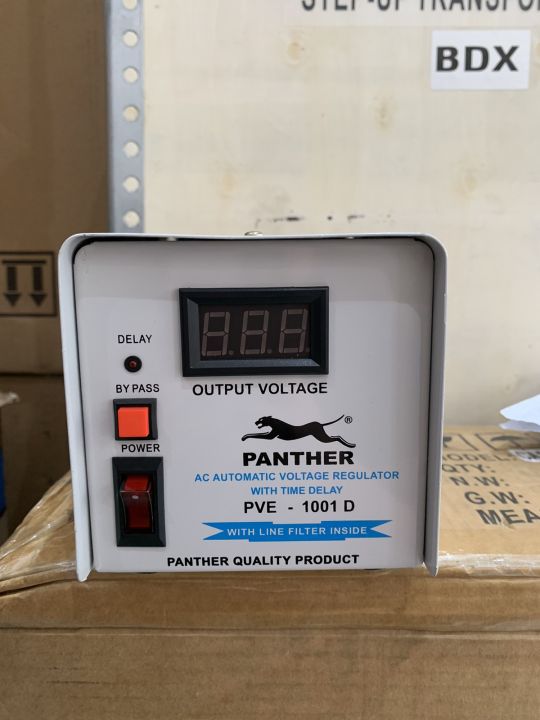 Panther PVE 1001 D AVR Relay Type, 1000 Watts Output 220V AC with 3-5 ...