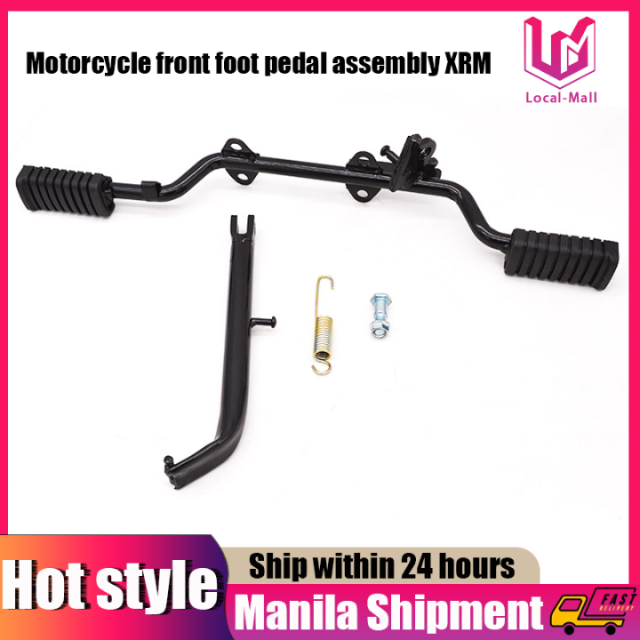 【24 hours delivery】MOTORCYCLE FRONT FOOTREST ASSEMBLY WITH SIDE STAND ...