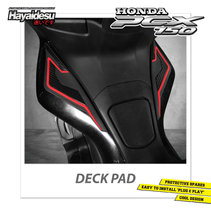Hayaidesu Honda PCX 150 Deck Pad Body Protector Cover | Lazada PH