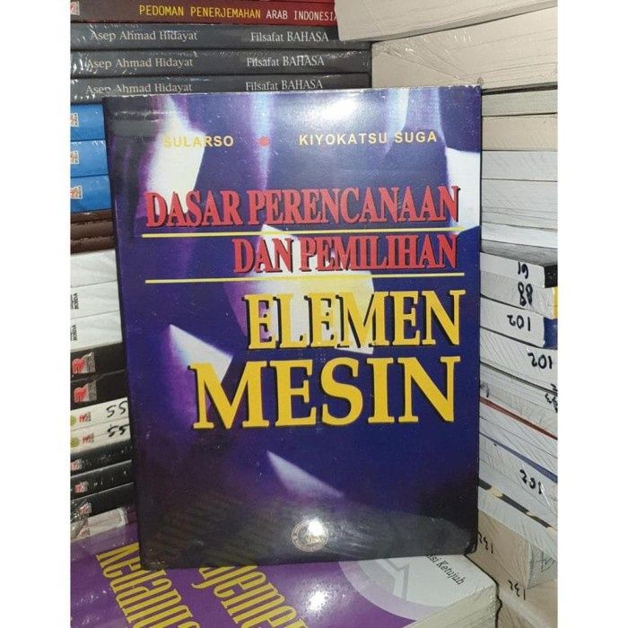 Buku Dasar Perencanaan Dan Pemilihan Elemen Mesin By Sularso | Lazada ...