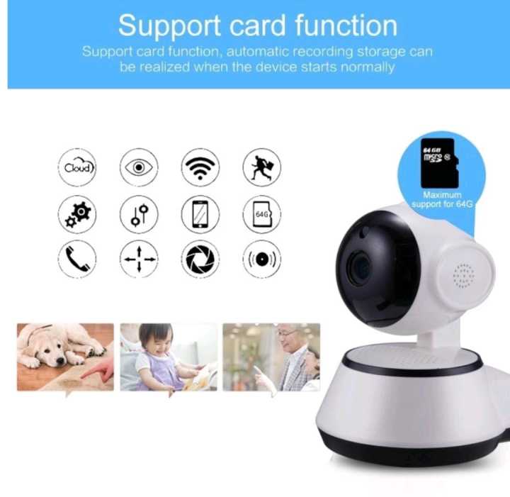 IP Camera WiFi CCTV V380 HD960P Q3S/Q6PRO Wireless IP Kamera APP ...