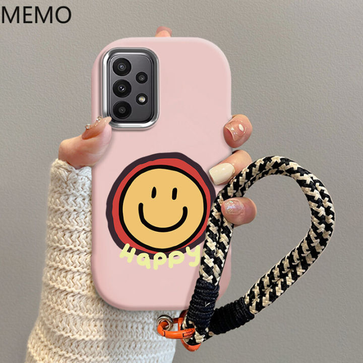 Casing hp Samsung A23 5G terbaru 2025 Kartun happy smile cangkang anti ...