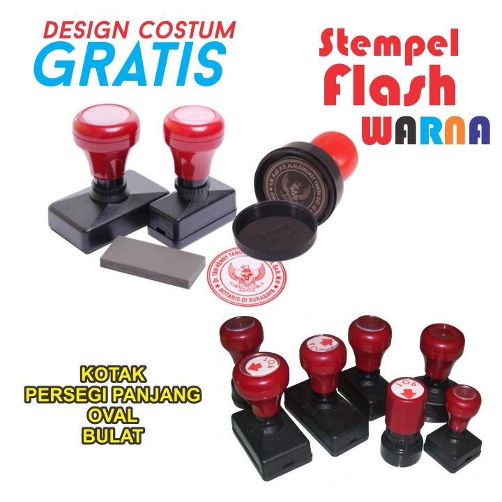 STEMPEL WARNA COSTUM DESAIN | Lazada Indonesia