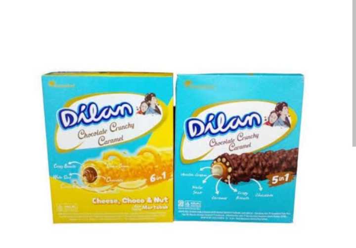 Dilan Chocolate Crunchy Caramel BOX isi 12 pcs X 23 gr | Lazada Indonesia