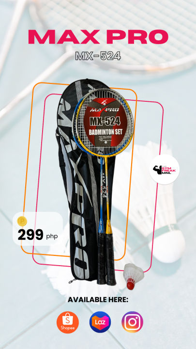 Maxpro Badminton Racket | Lazada PH