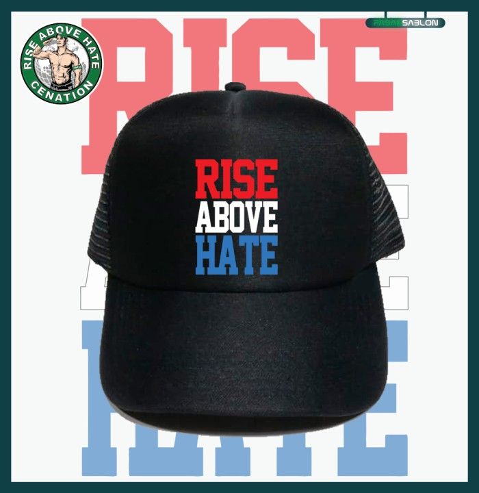 Topi Jaring Trucker John Cena Rise Above Hate | Lazada Indonesia