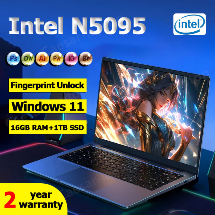 แล็ปท็อป Lenovo 15.6 นิ้วหน้าจอ IPS การเล่นเกมแล็ปท็อป Intel N5095 RAM ...