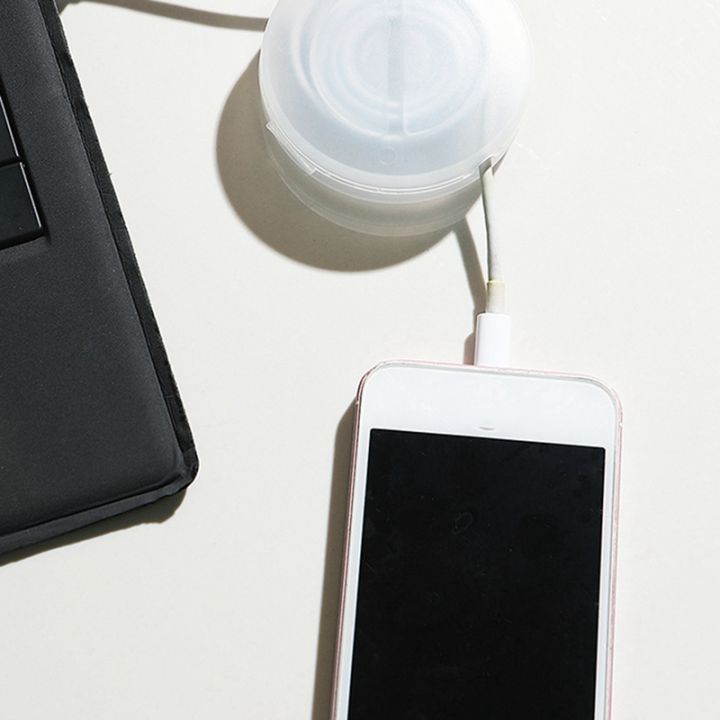 Portable Charger Cord Round Storage Cable Management Flexible USB Wire ...