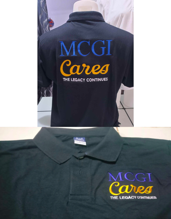 Black Collar Polo Shirt 3D Printed Full Sublimation (Mcgi Cares) F01 | Lazada PH