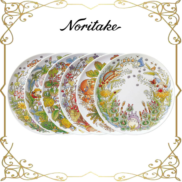 Noritake Totoro bone china plate, dessert platesalad plate ceramic ...